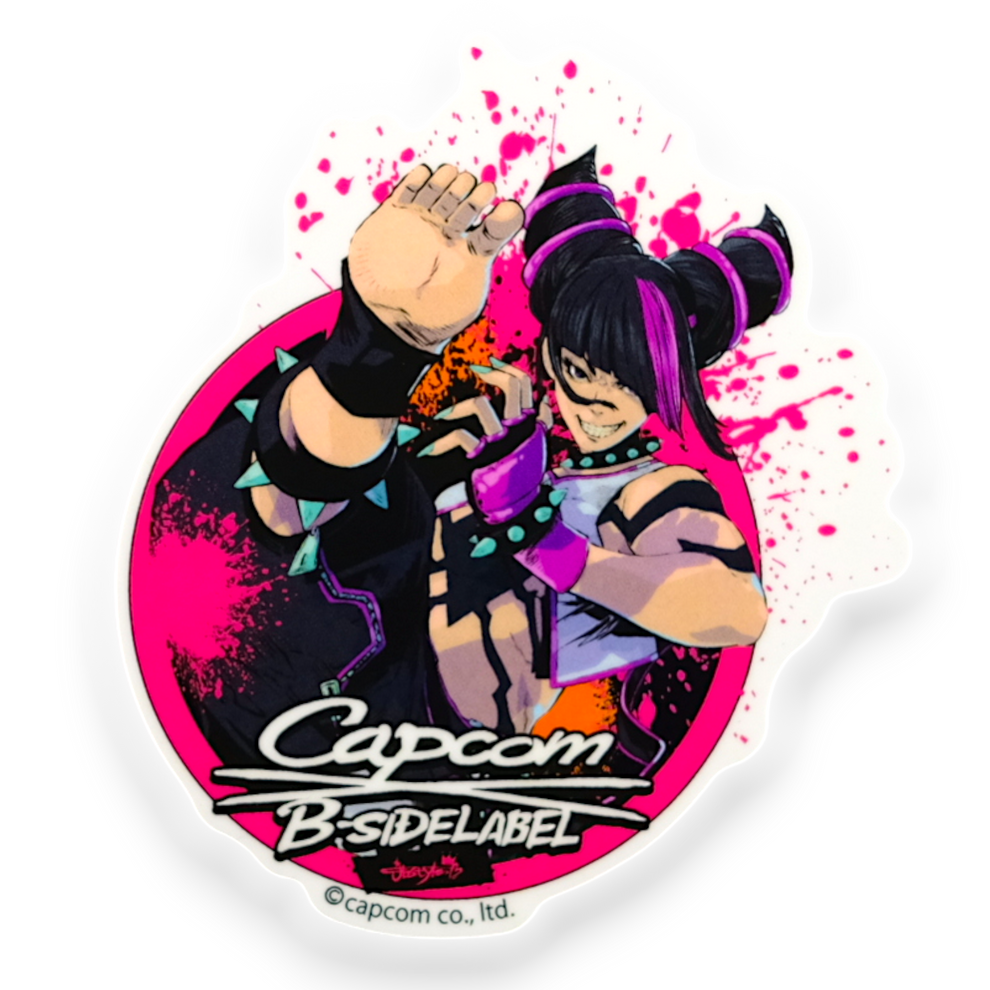 Street Fighter Juri B-Side Label Sticker – Japan Goods Direct
