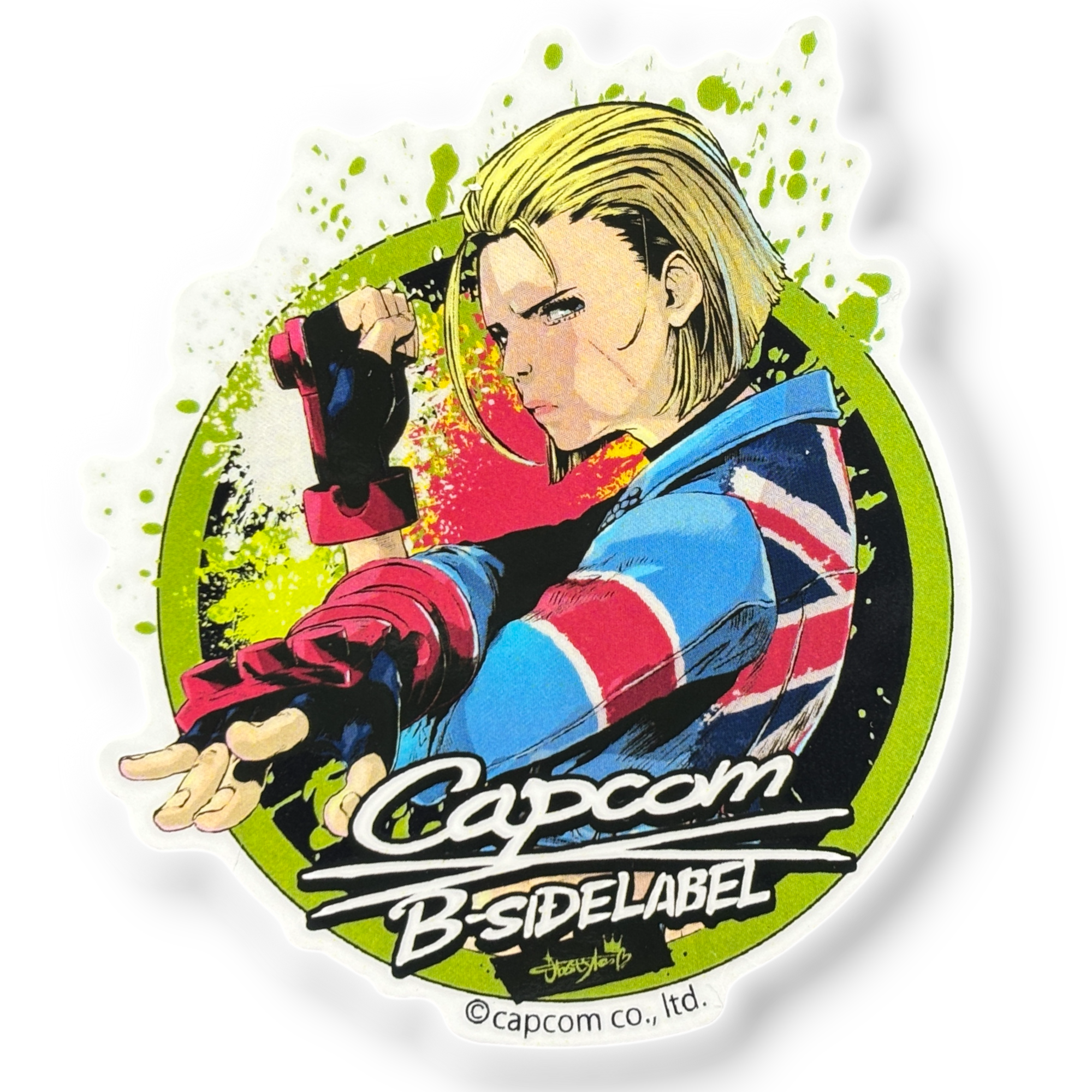 Street Fighter Cammy (Union Jack) B-Side Label Sticker – Japan Goods Direct