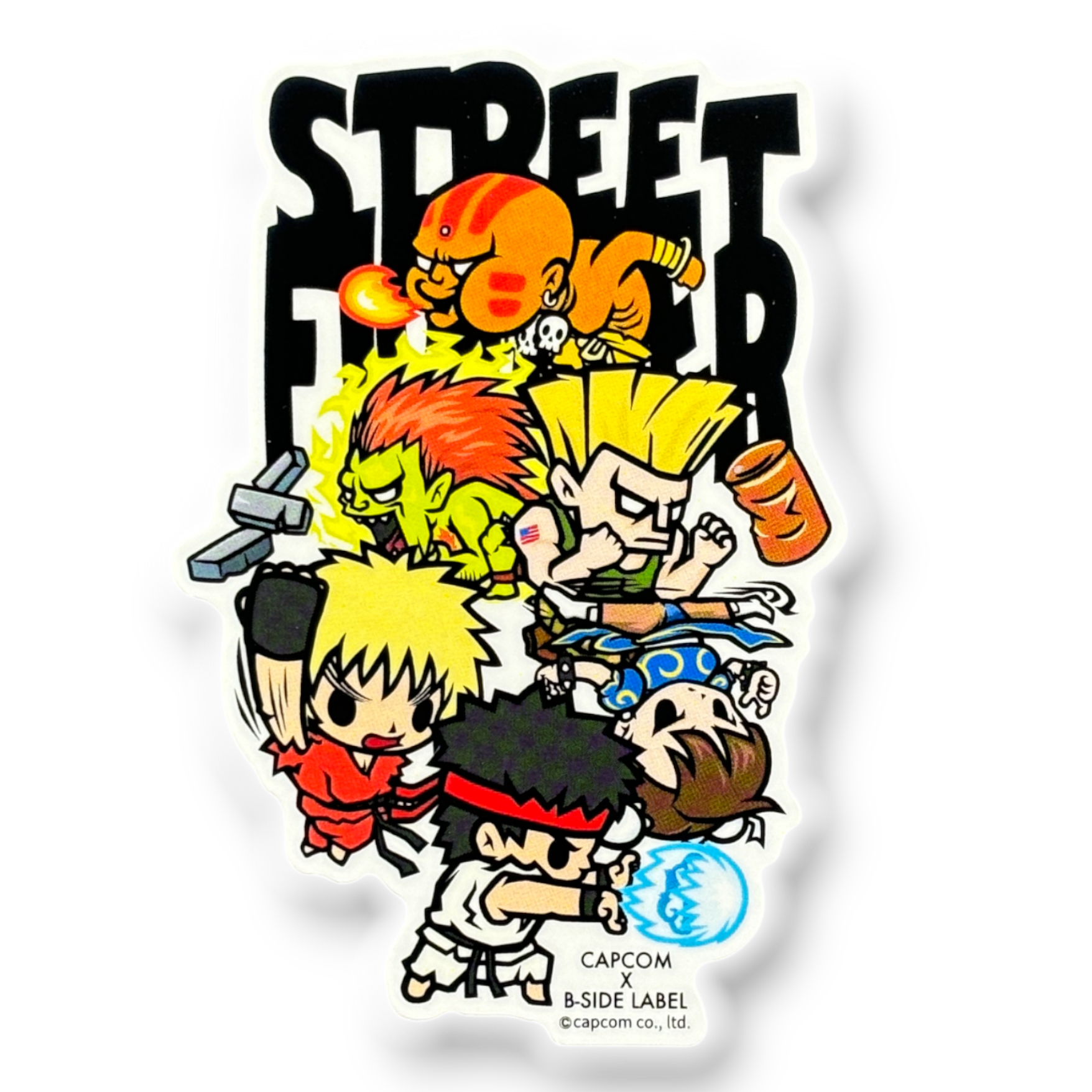 Street Fighter Chibi Lineup B-Side Label Sticker – Japan Goods Direct